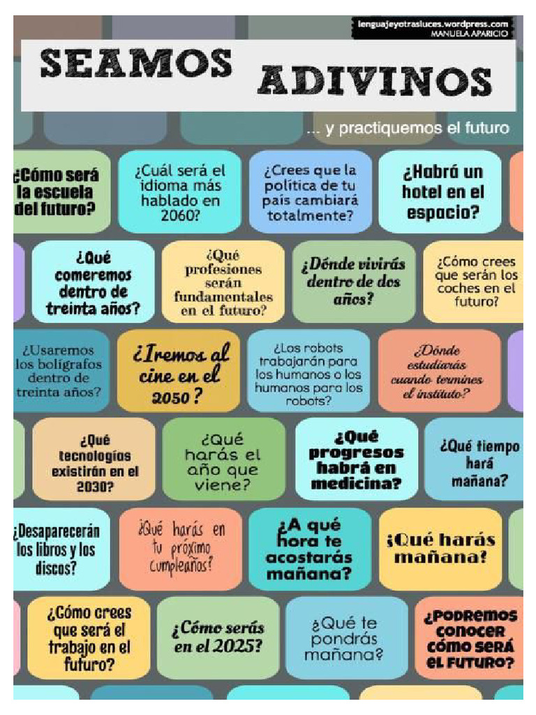 Actividad-Futuro Conversación | PDF