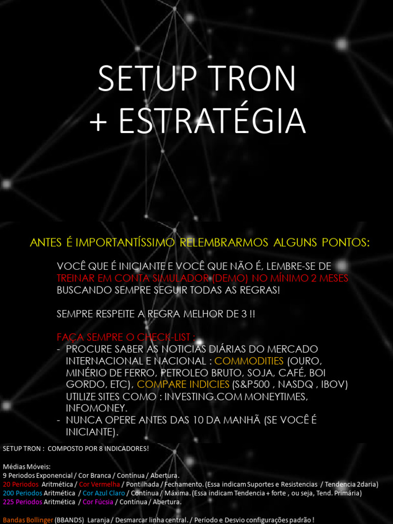 4 - ESTRATÉGIA E SETUP TRON ! | PDF