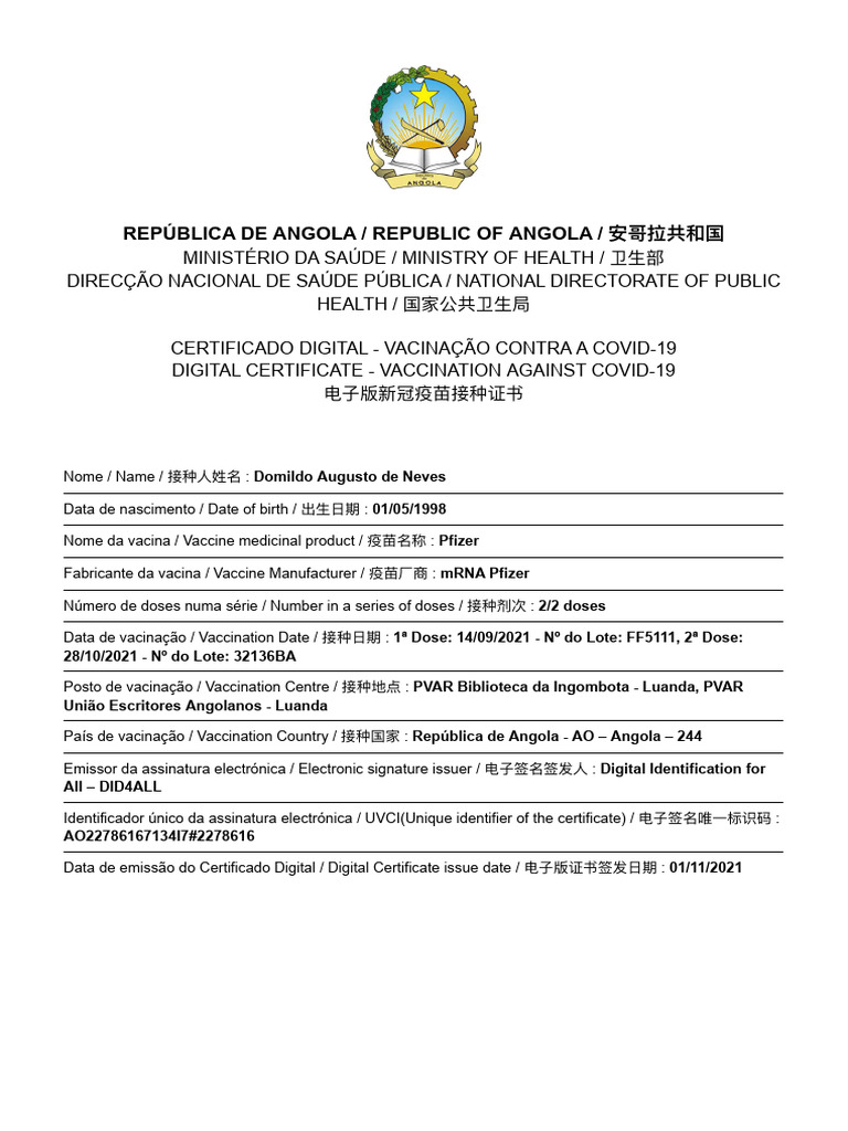 Minsa - Ministério Da Saúde de Angola | PDF | Autoajuda | Bem-estar