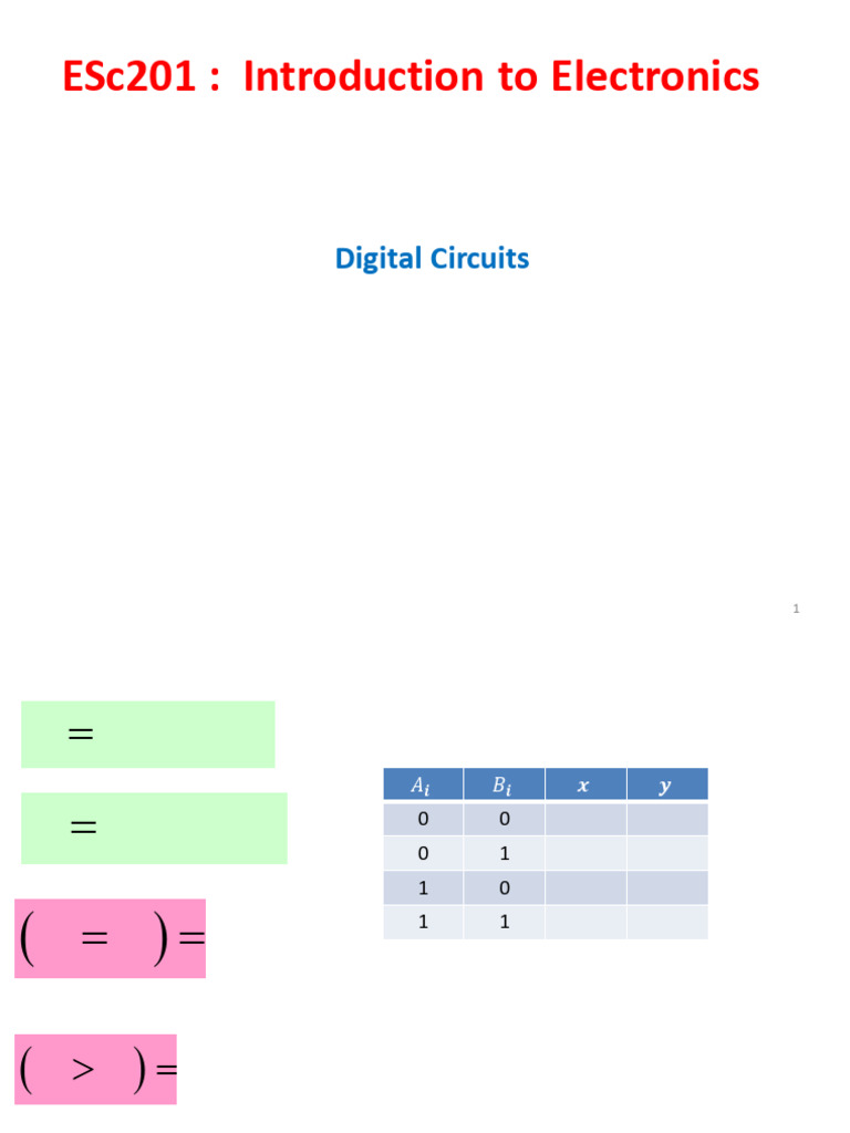 L29_adder | PDF | Digital Electronics | Electronic Circuits