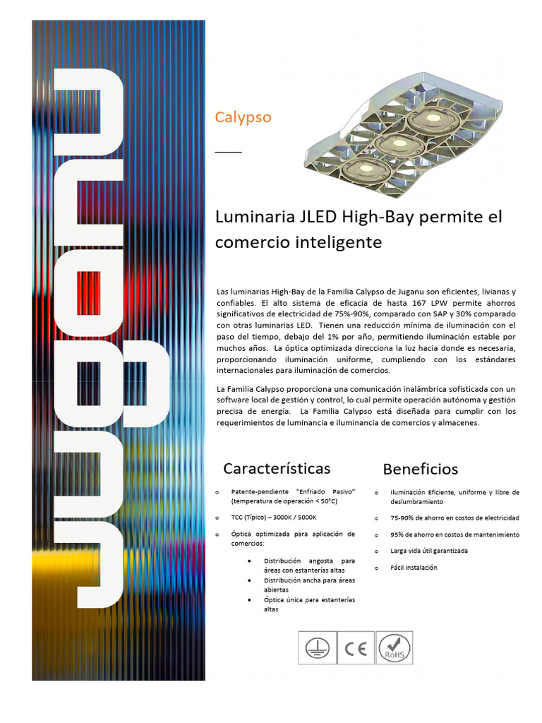 Ficha Técnica Calypso - Retail | PDF | Ingenieria Eléctrica | Electricidad