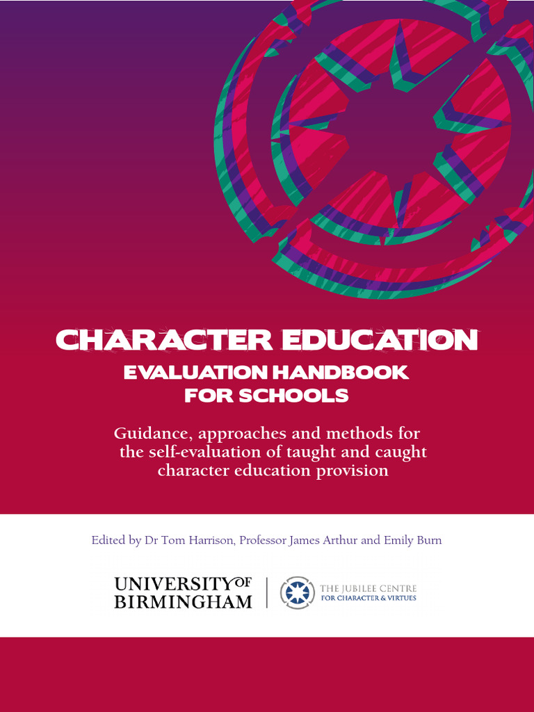 Character Education Self-Evaluation Guide | PDF | Evaluation | Curriculum
