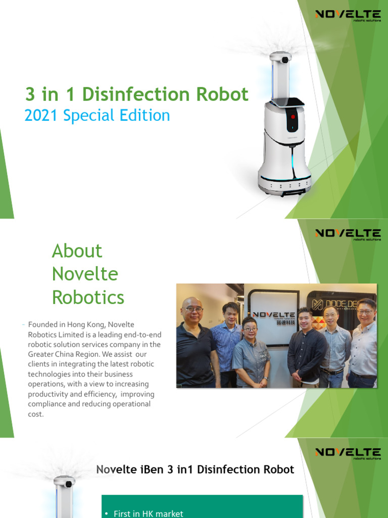 Novelte IBen Disinfection Robot Product Brochure | PDF | Home & Garden ...