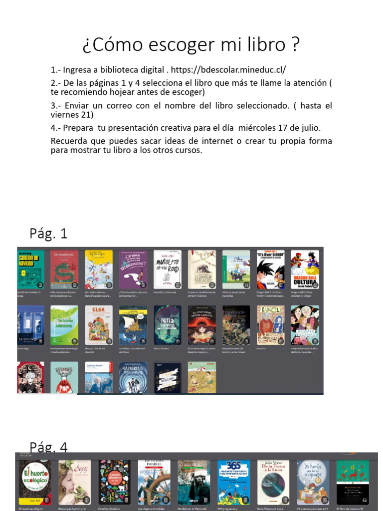 Cómo Escoger Mi Libro | PDF