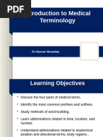 Cardiovascular Terminology Chart | PDF