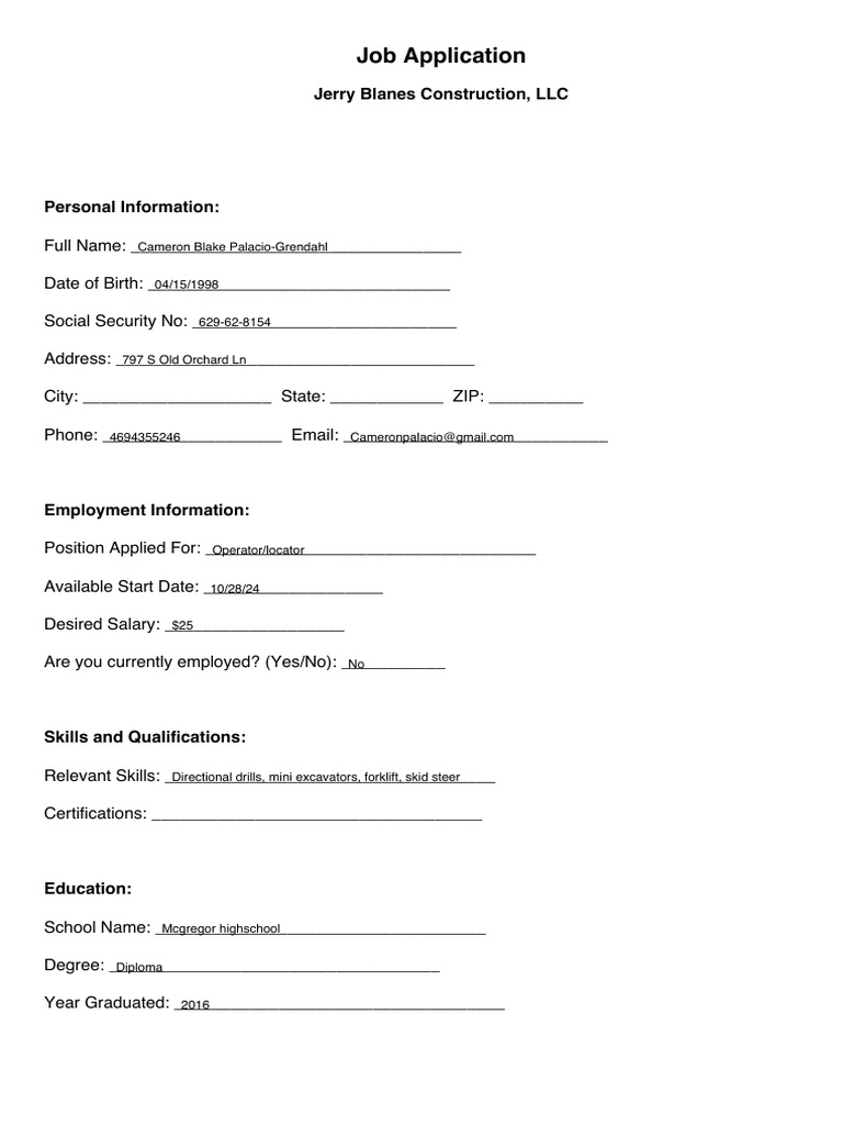 Application 2024 | PDF | Business | Finance & Money Management