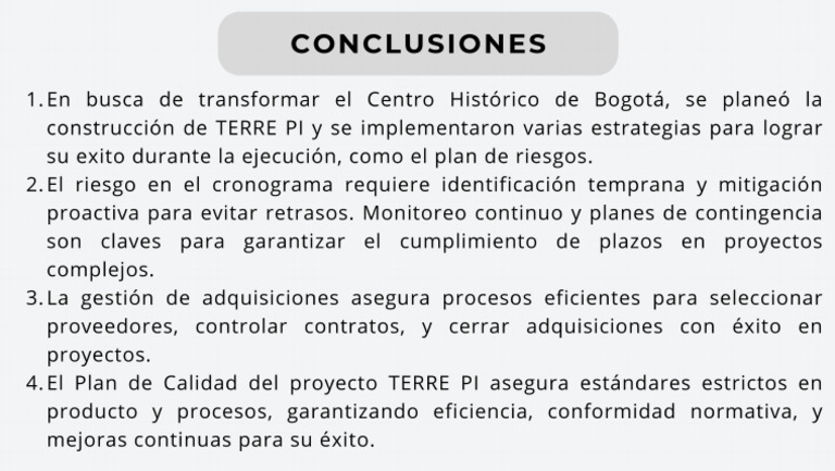 CONCLUSIONES | PDF