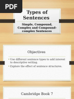 Simple, Complex and Compound Sentences | PDF | Sentence (Linguistics ...