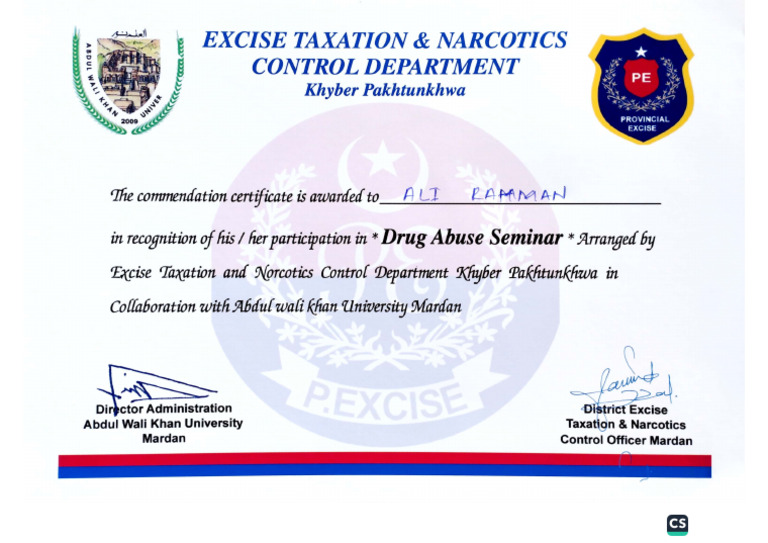 Excise Certificate | PDF