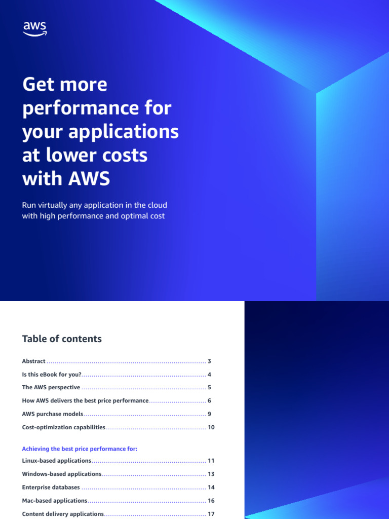 Price Performance AWS | PDF | Cloud Computing | Amazon Web Services