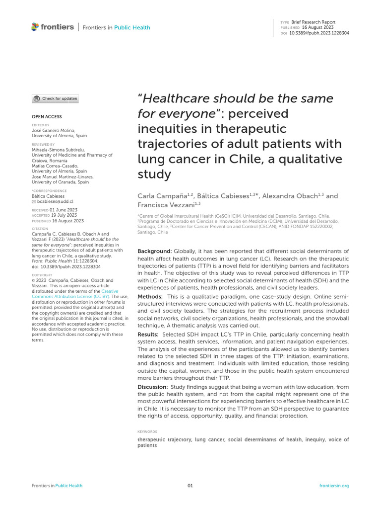 Fpubh 11 1228304 1 | PDF | Cancer | Medical Diagnosis