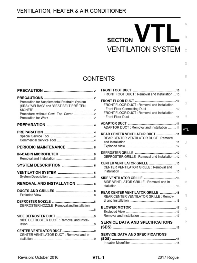 VTL | PDF | Airbag | Duct (Flow)