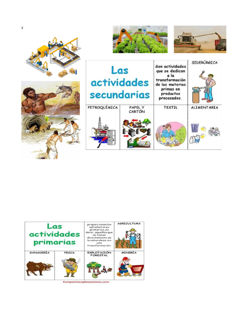 plegable sectores de la economia | PDF