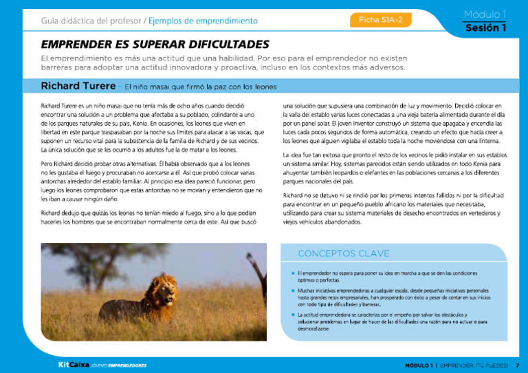 Caso de Estudio - Richard Turere | PDF