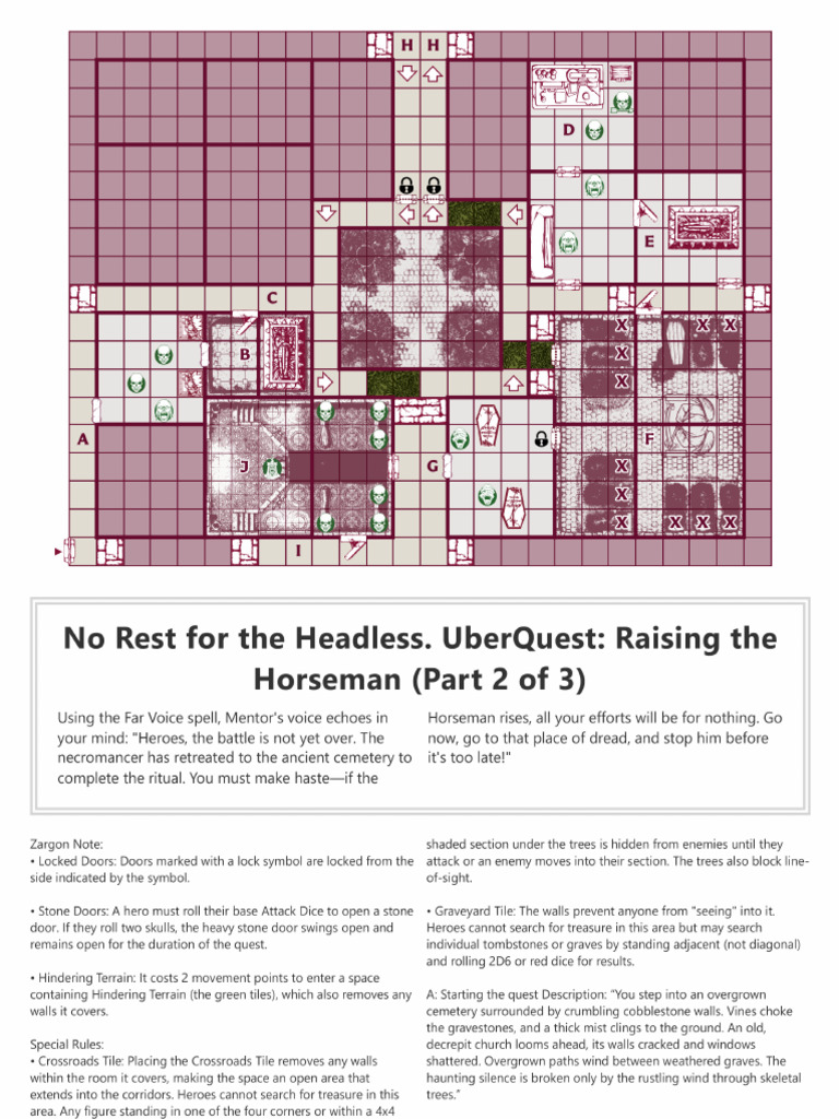 (Part 2 of 3) No Rest For The Headless. UberQuest Raising The Horseman ...