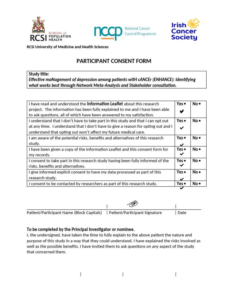 ENHANCE - Participant Consent Form - 24 - 06 - 27 | PDF