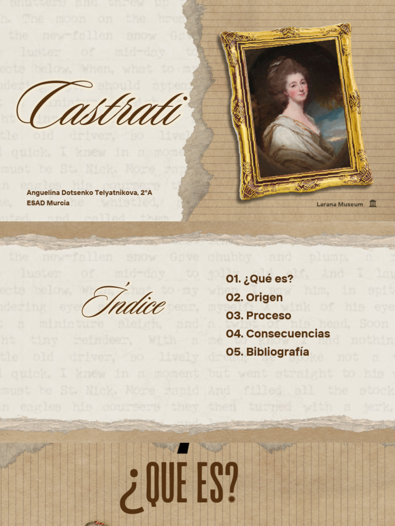 Historia de los Castrati en la Música | PDF | Ciencias sociales | Historia