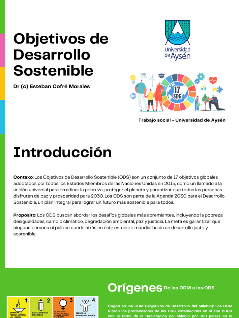 Objetivos de Desarrollo Sostenible: ODS y ODM | PDF | Pobreza | Pobreza ...