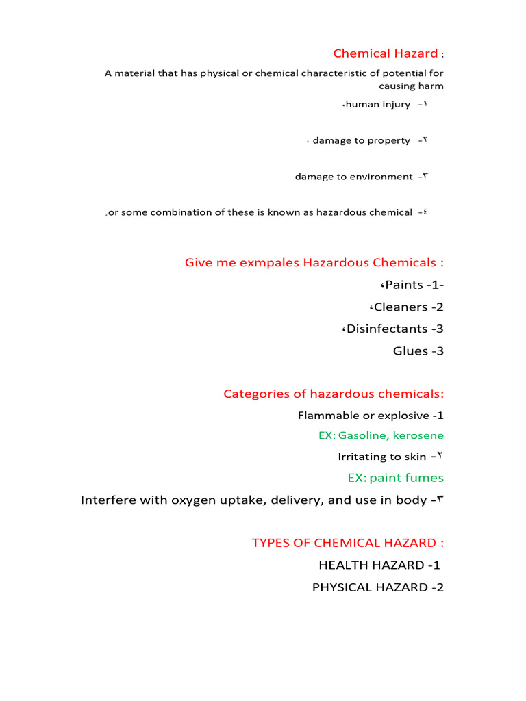 Chemical Hazard | PDF | Toxicity | Hazards