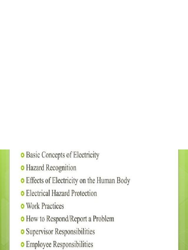 564 INE 2 Electrical-Hazards-Safety UNIT 3 | PDF