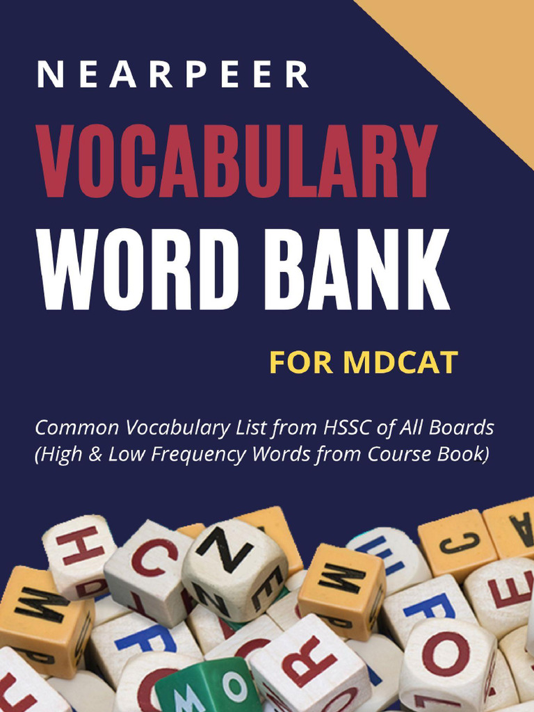 Nearpeer Vocabulary Word Bank 2024 (1) | PDF