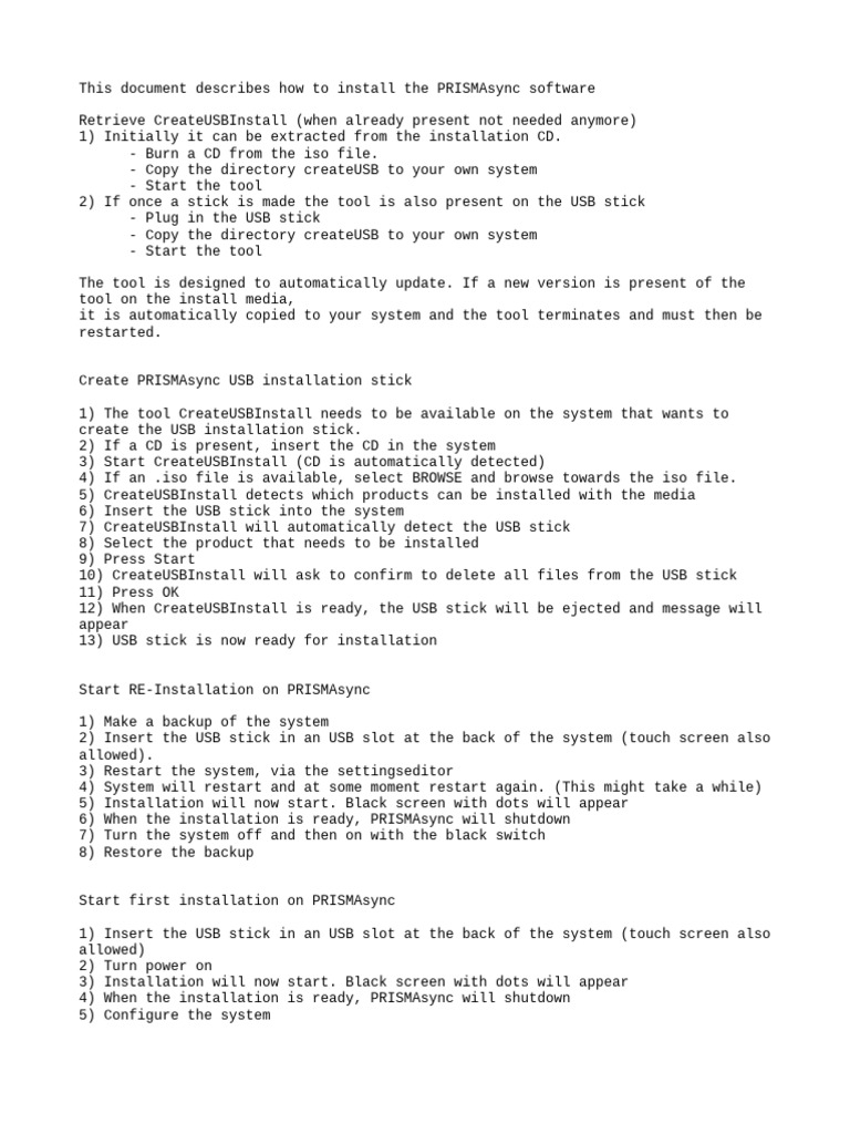 Install Manual | PDF