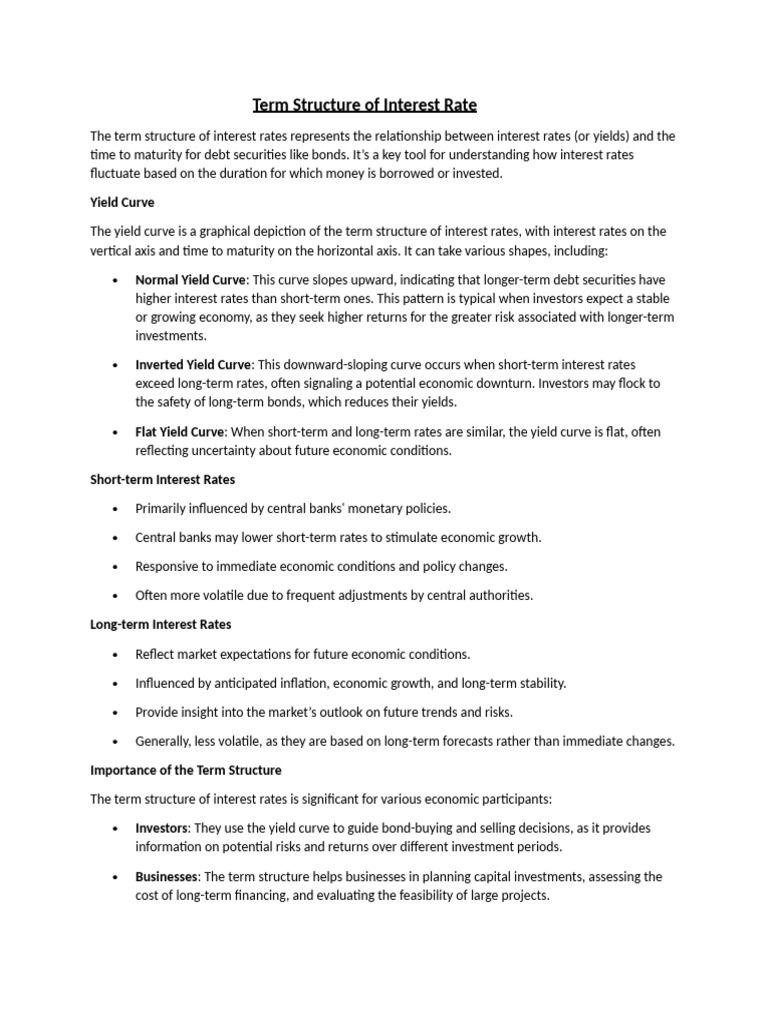 Simerjot Assignment 9 | PDF | Yield Curve | Interest Rates
