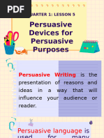A F O R E S T: Persuasive Techniques Handout | PDF | Mnemonic | Question
