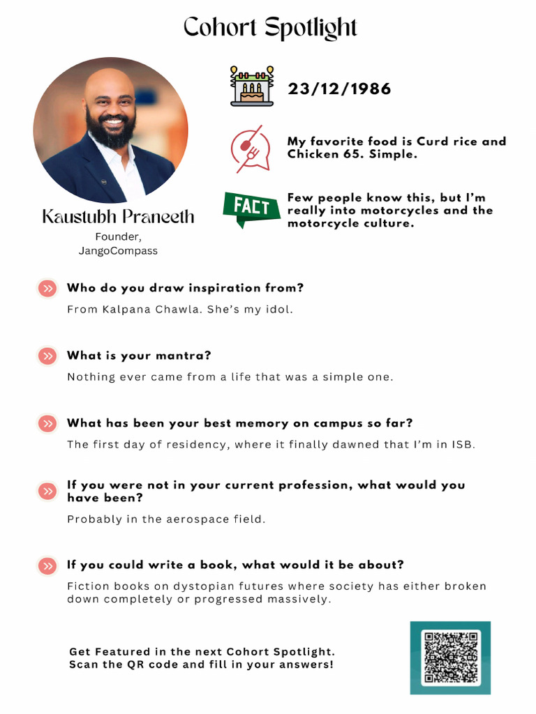 Cohort Spotlight - Kaustubh | PDF