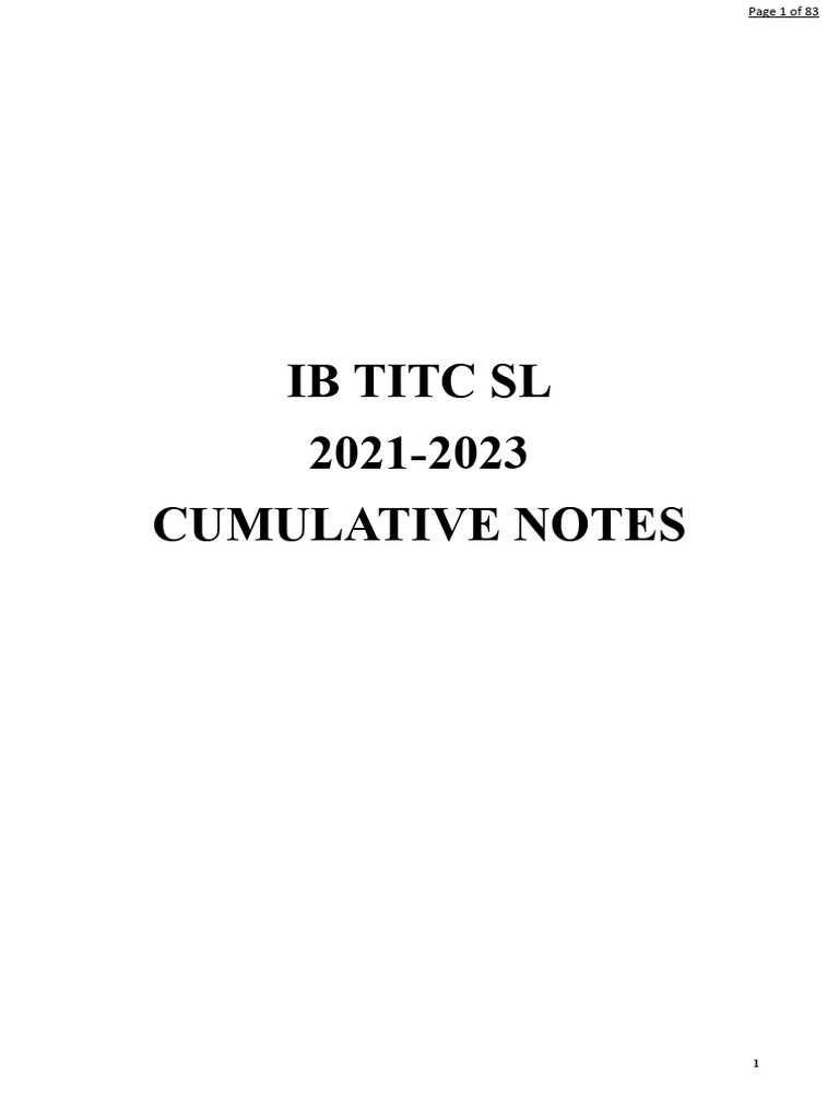 Subject Brief DP Math Applications and Interpretations en | PDF