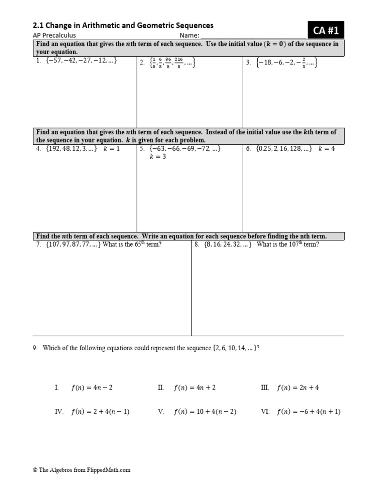 5. (FlippedMath) Extra Practice 2.1 (w_Key) | PDF | Mathematics ...