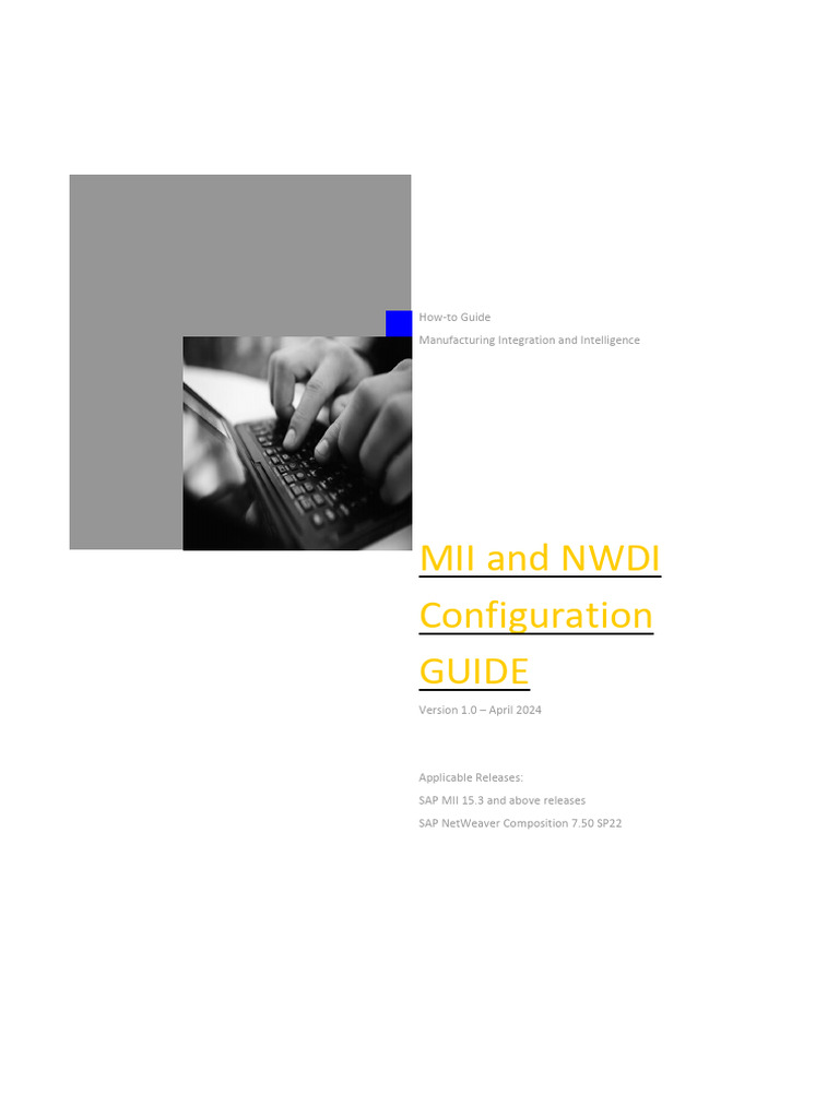MII and NWDI Config Guide 1.0 | PDF | Computer File | Version Control