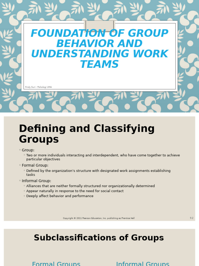 Foundation of Group Behavior Findy | PDF | Deviance (Sociology ...