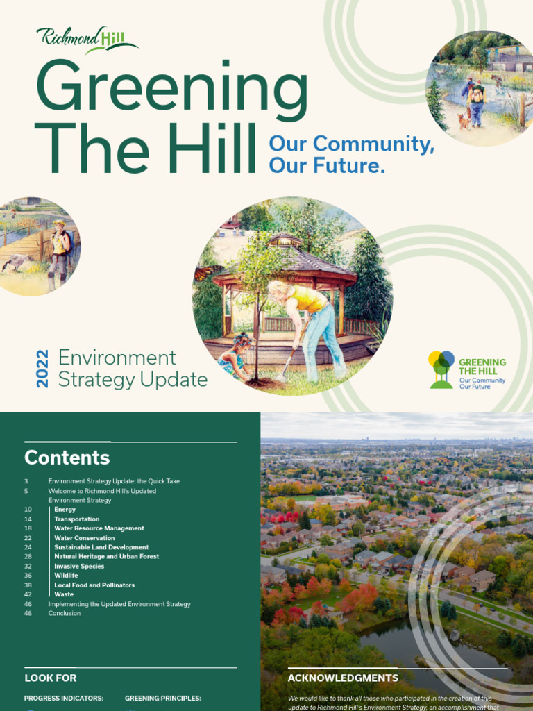 Richmond Hill Environment Strategy Update | PDF | Climate Change ...