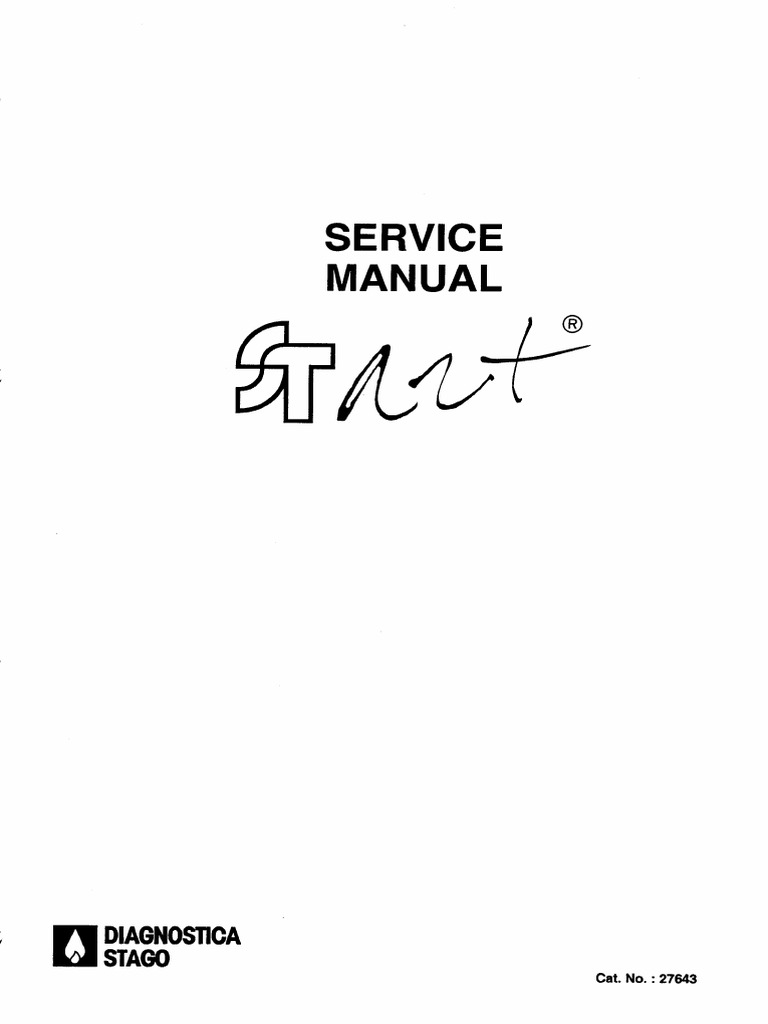 0-Complete Service Manual STart 4 | PDF
