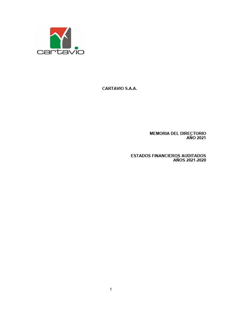 Memoria 2021 de Cartavio S.A.A. | PDF | Caña de azúcar | Derecho laboral