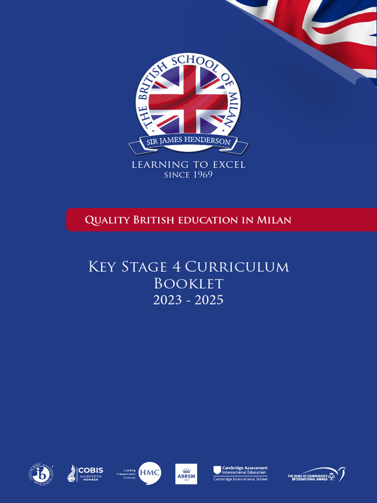 Key Stage 4 Curriculum Guide 2023-2025 | PDF | Science | Chemistry