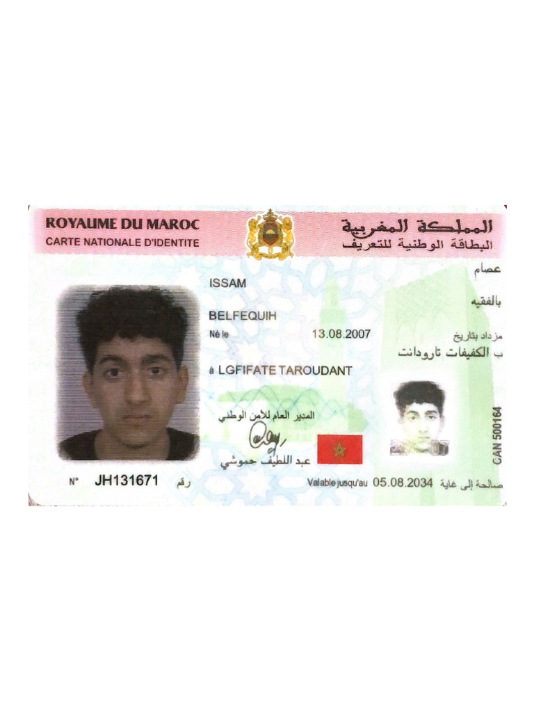 Carte Nationale D'identite | PDF