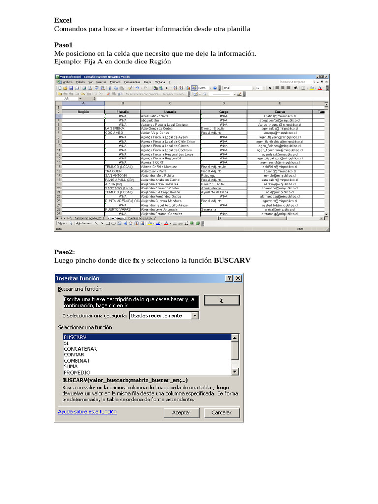 Comando Buscarv | PDF