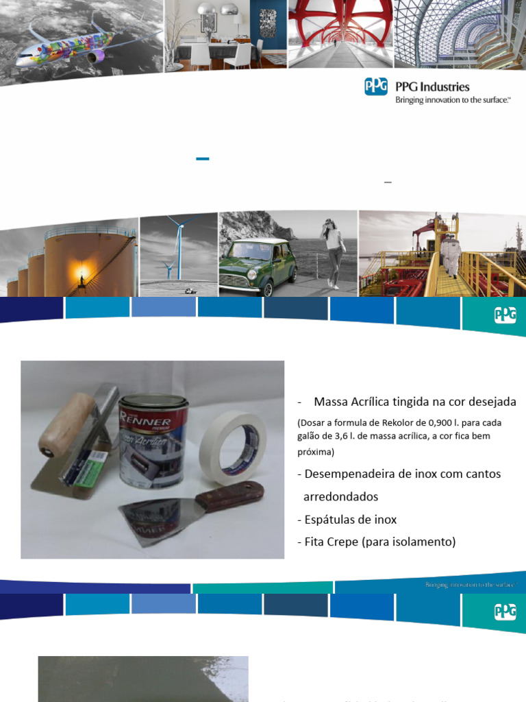 Cimento Queimado Renner PPG | PDF | Tinta acrílica