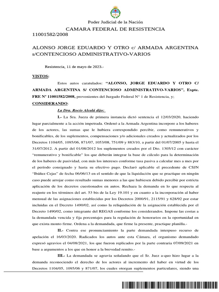 Fallo | PDF | Caso de ley | Judicaturas