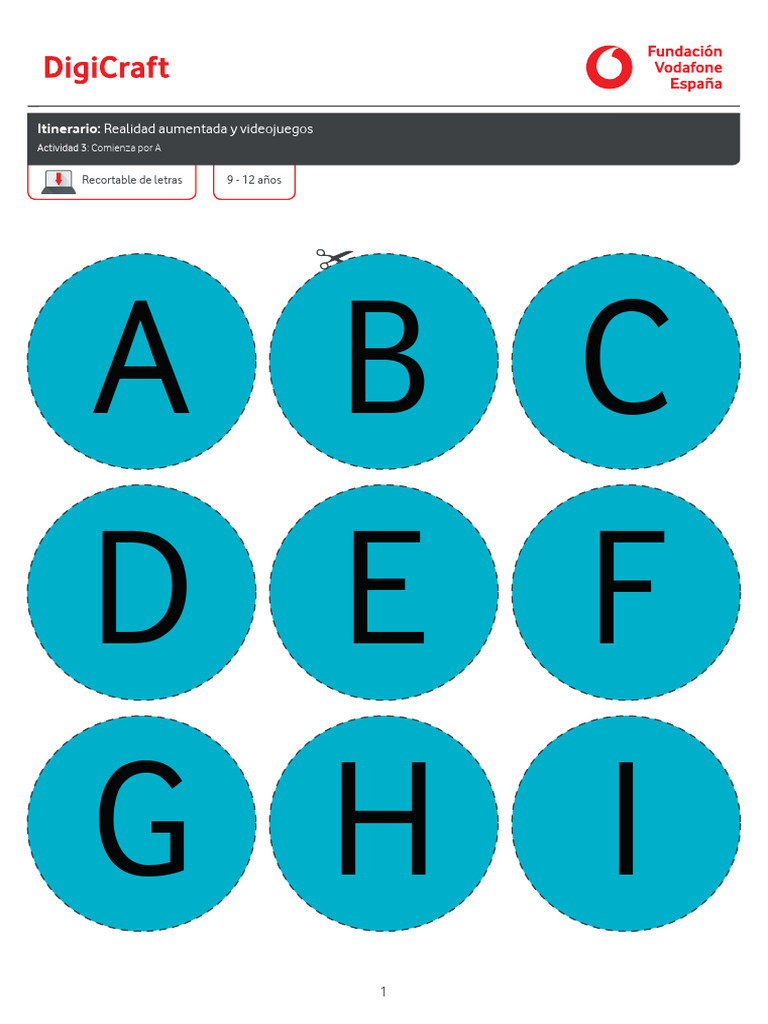 Actividad 3. Recortable de Letras Del Abecedario (Alumnado) | PDF