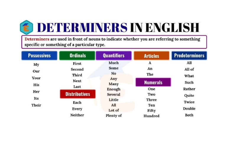 Determiners | PDF