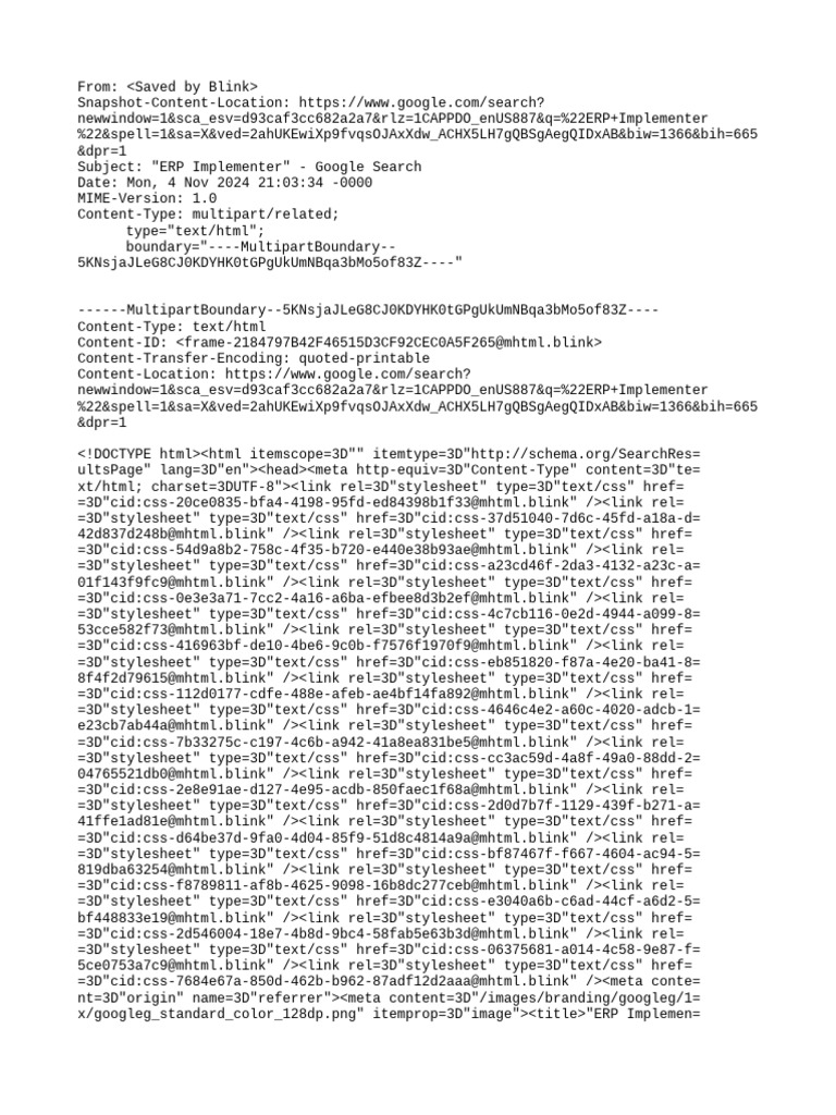 _ERP Implementer | PDF | Cyberspace | World Wide Web