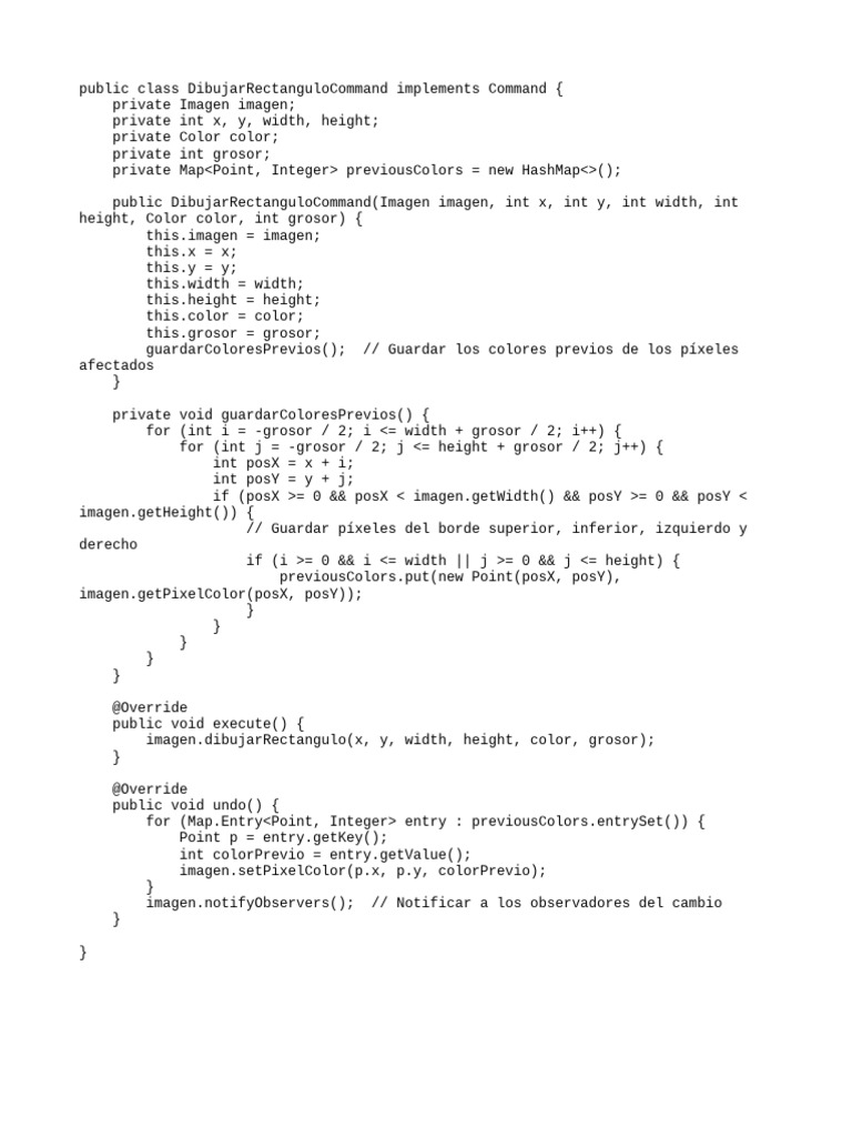 public class DibujarRectanguloComma | PDF