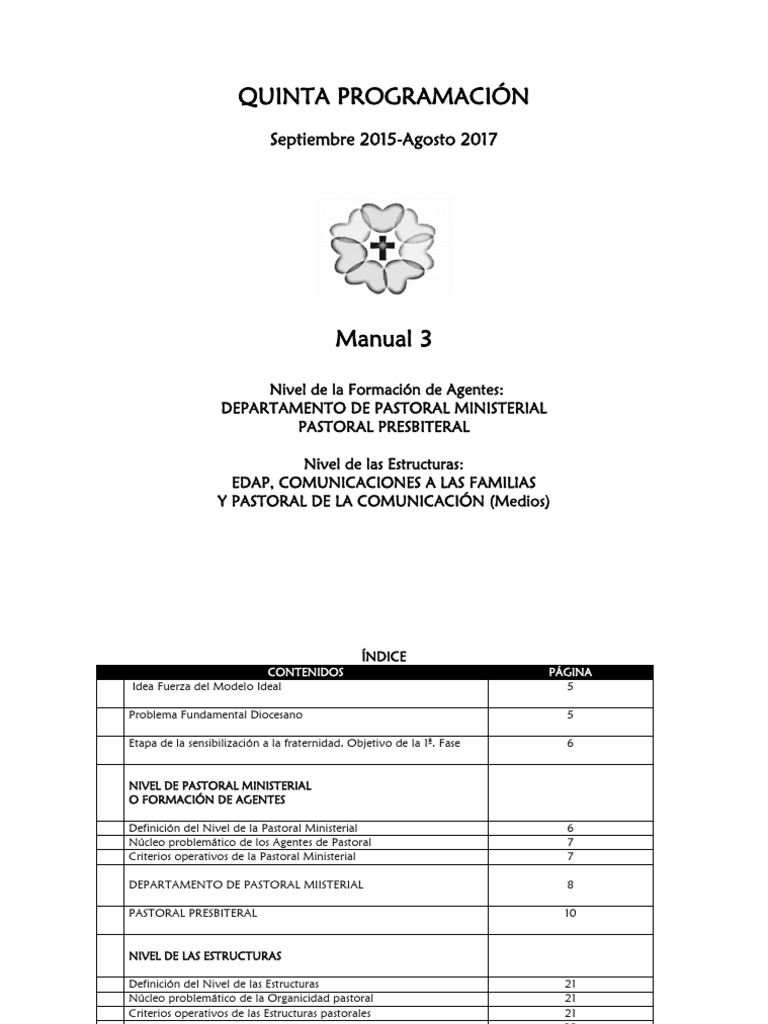 MANUAL 3-5a. PROGRAMACIÓN | PDF | eucaristía | Sacerdote