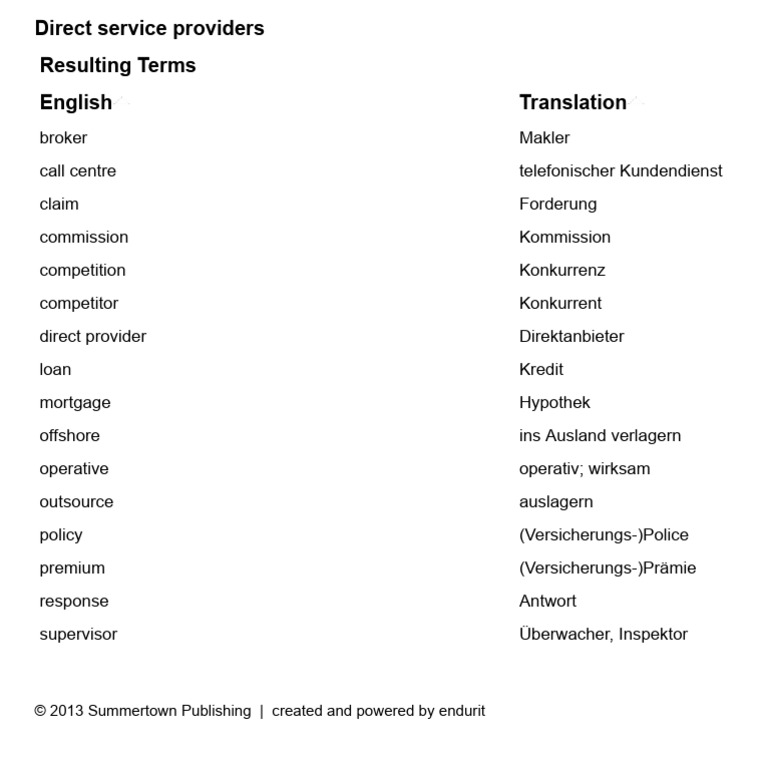 Direct Service Providers | PDF