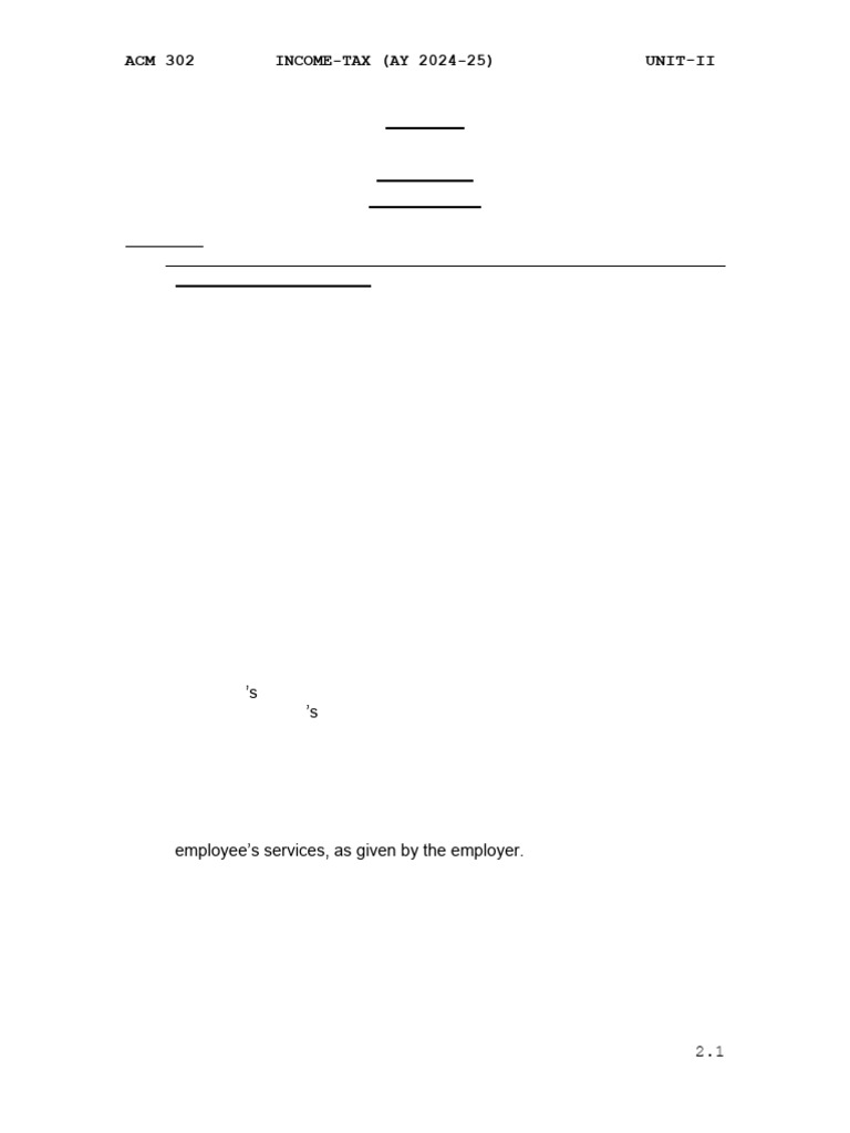 ACM_302_UNIT-2__AY_2024-25 | PDF | Cost Of Living | Income Tax