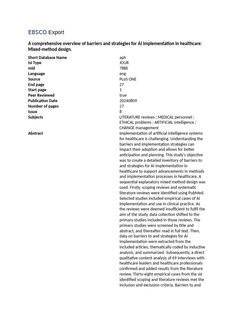 EBSCO-Metadata-27.10.2024 | PDF | Artificial Intelligence | Intelligence (AI) & Semantics