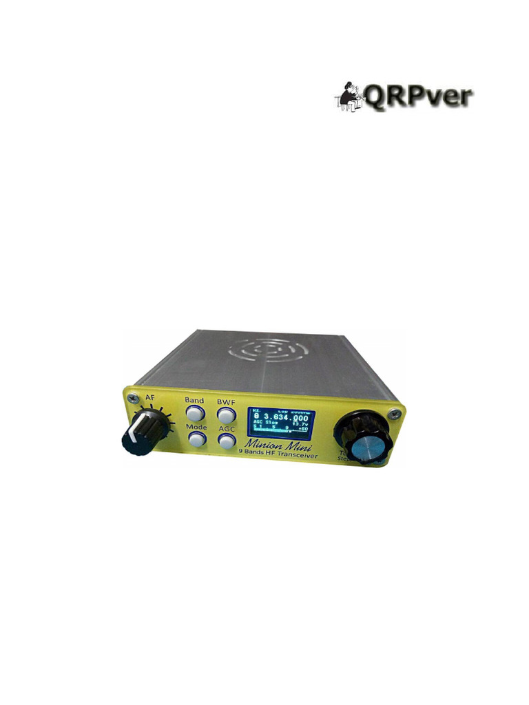 DC-3001 QRP Transceiver User Guide | PDF | Information And ...